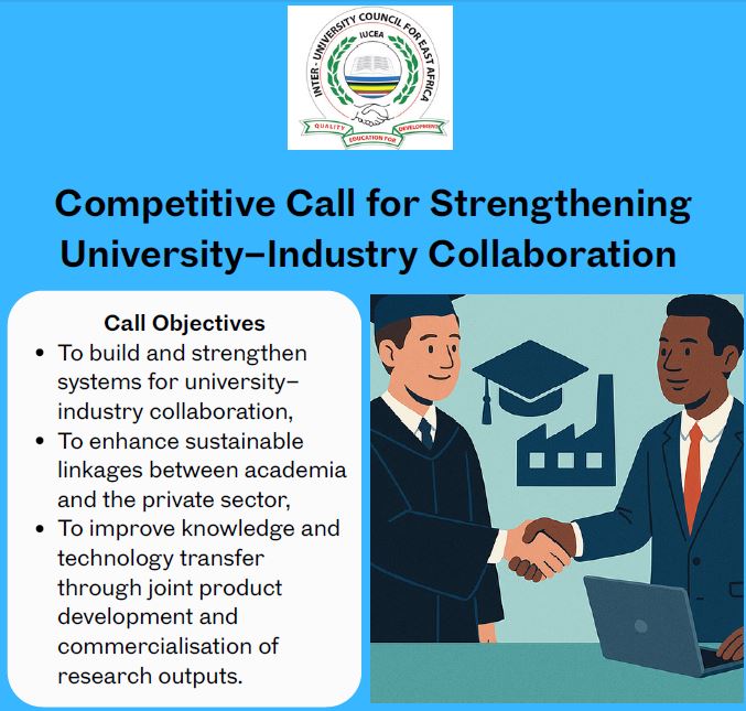 Competitive Call for Strengthening University–Industry Collaboration ...